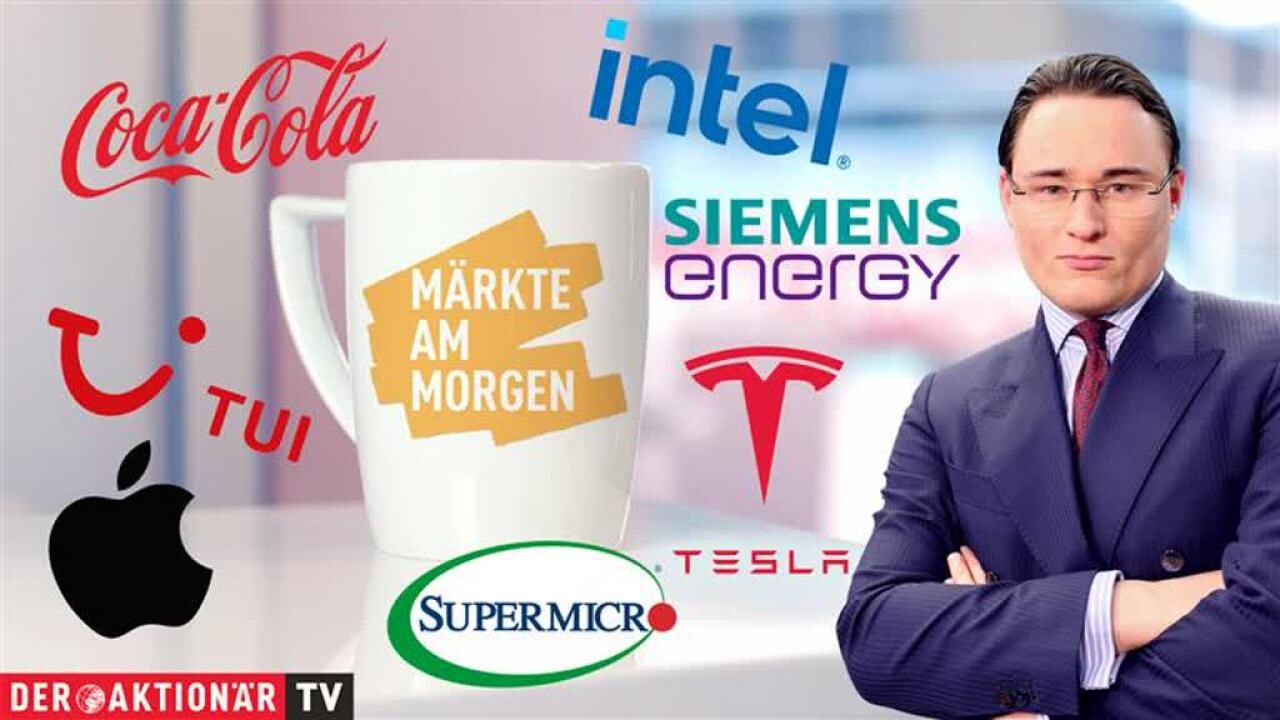 Märkte am Morgen: DAX weiter auf Rekordjagd - Coca-Cola, Super Micro ...