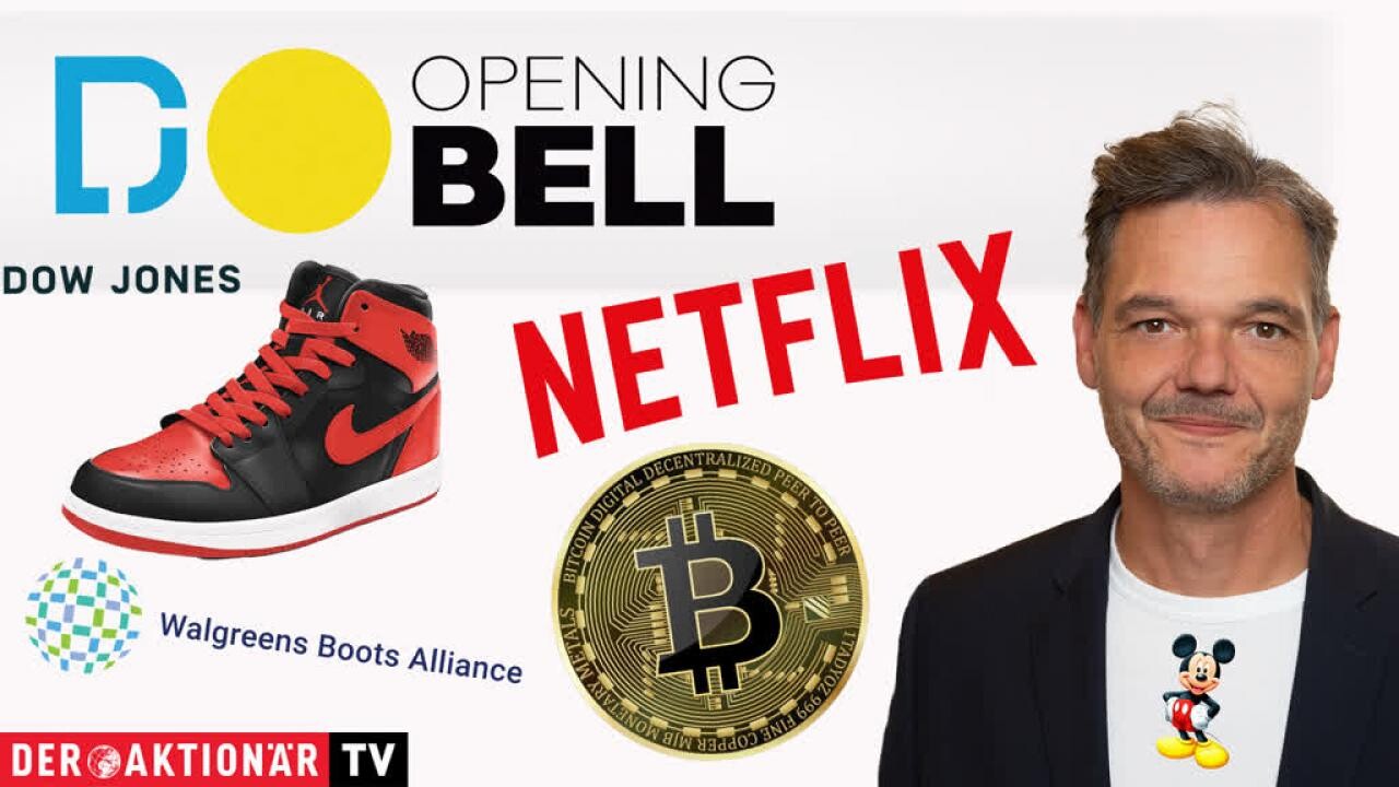 Opening Bell: Dow Jones, Nike, Walgreens, S&P 500, Netflix, Disney ...