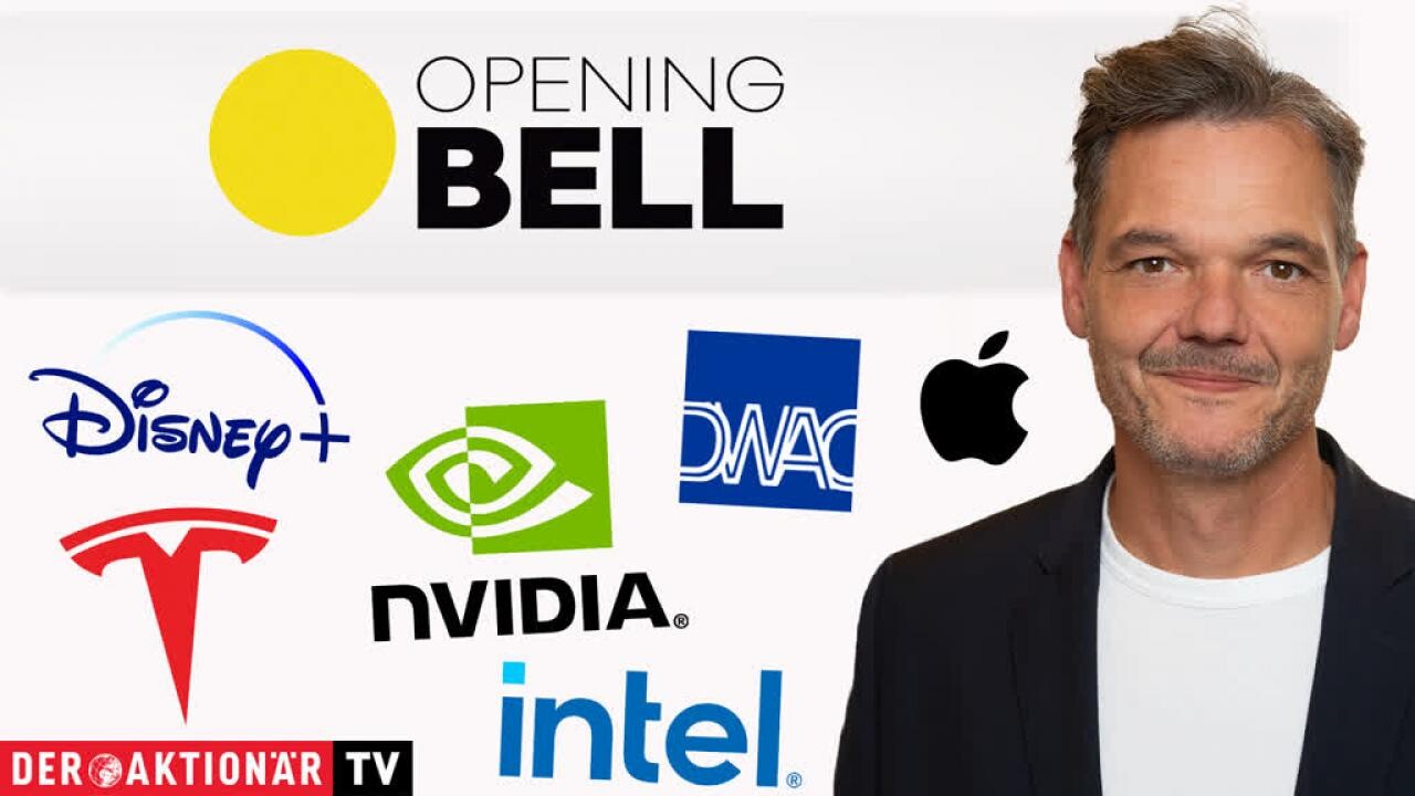 Opening Bell: Apple, Tesla, Nvidia, Intel, Disney, Digital World ...
