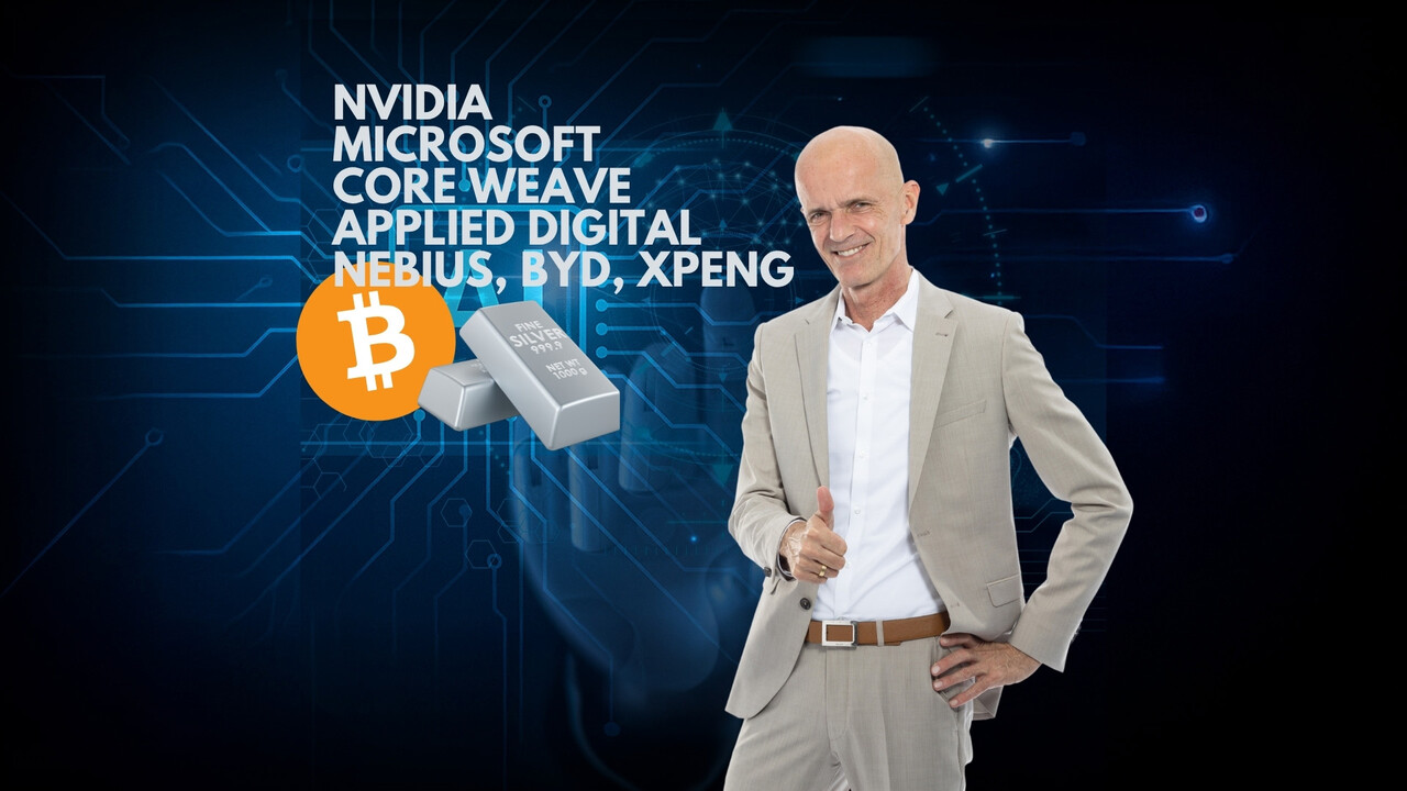 maydornsmeinung: Bitcoin, Nvidia, Microsoft, CoreWeave, Applied Digital, Nebius, BYD, Xpeng ...