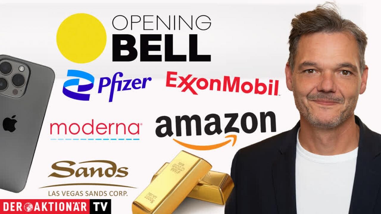 Opening Bell: Wall Street schwächer erwartet - Exxon Mobil, Gold, Apple ...