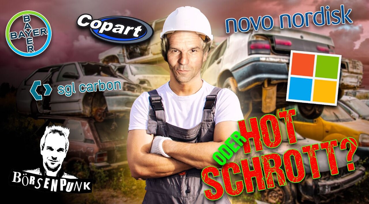 Börsenpunk: Bye-bye Bayer - Megachance oder Finger weg? Novo Nordisk – The Sky ist the Limit! KI ...